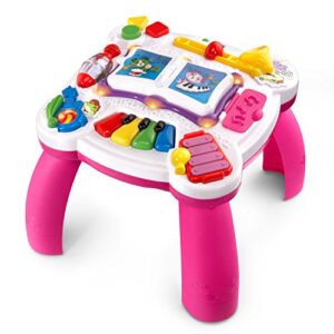 leapfrog learn and groove musical table activity center, pink