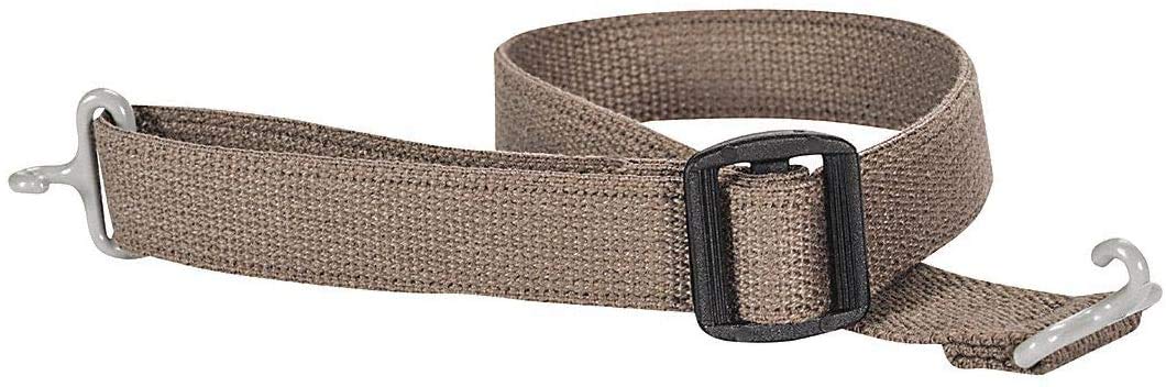 MSA 10171105 Hard Hat Chinstrap - 2-Point Shell Attachment, 3/4" Cotton Webbing, Tan, Flexible Construction & Adjustable Design for Comfort, Durable & Versatile, Replaceable Non-Metal Accessory