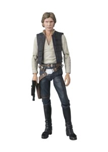 bandai s.h.figuarts star wars han solo(a new hope) approximately 6inch