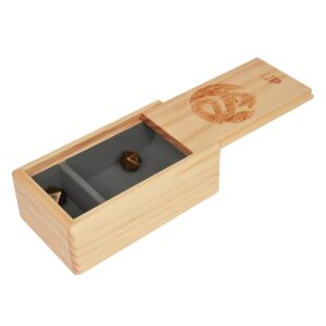 ultra pro the ark dice tray - premium wooden tray for gaming dice & accessories