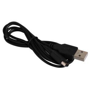 ejiasu 1.2m(3.9ft) usb charger power cable/charging cord for 3ds xl, 3ds, 2ds, dsi xl, dsi, new 3ds xl(black) (1 piece)