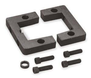 miller fluid power - 1a333a - steel side lug mount; includes 4 bolts