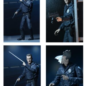 NECA Collectible Ultimate T-1000 Motorcycle Cop Terminator 7" Scale Action Figure