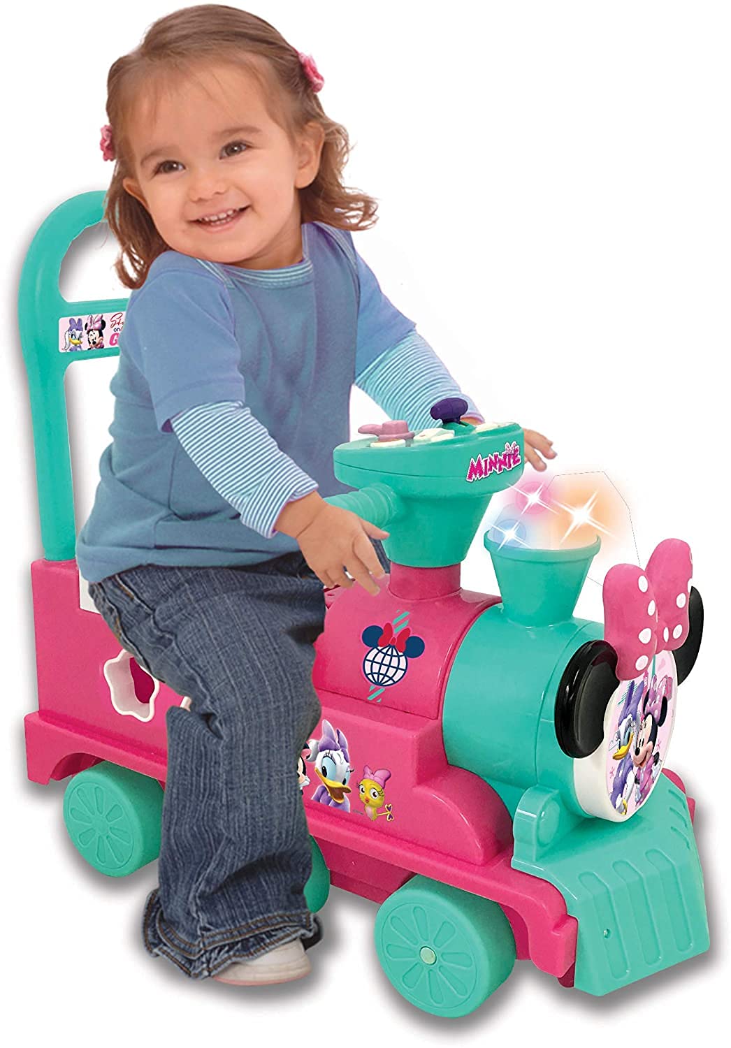 Disney Minnie Mouse Play n' Sort Activity Train, Pink, 12 months to 36 months