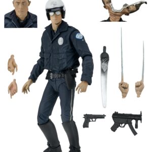 NECA Collectible Ultimate T-1000 Motorcycle Cop Terminator 7" Scale Action Figure