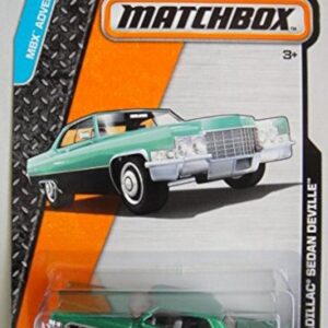 MATCHBOX MBX ADVENTURE CITY BLACK/GREEN '69 CADILLAC SEDAN DEVILLE 12/120 by Matchbox