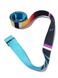 yune yoga - the horatio yoga carrier/stretching strap, durable two-in-one yoga strap, 100% cotton with metal buckles