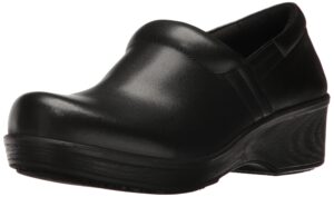 dr. scholl's shoes women's dynamo work shoe, black leather 7.5