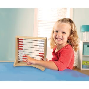 Learning Resources 10-Row Rekenrek Counting Frame, Abacus for Kids, Counting Toy for Kids, Math, Homeschool, Ages 5+