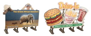 bachmann industries o scale billboard kit (2 pack)