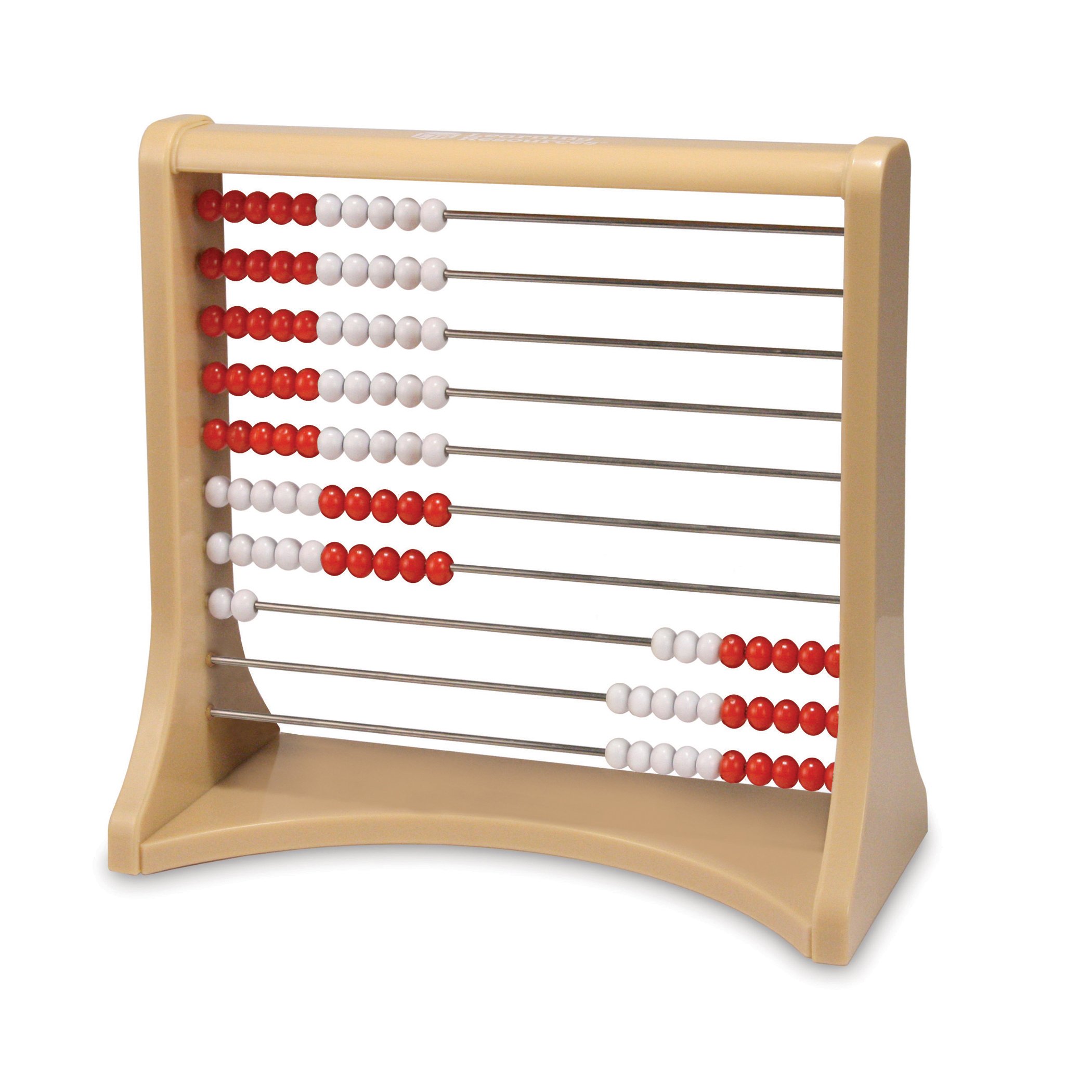 Learning Resources 10-Row Rekenrek Counting Frame, Abacus for Kids, Counting Toy for Kids, Math, Homeschool, Ages 5+