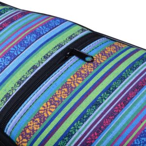 HOT SEAL 10MM Sponge Padding Waterproof Durable Colorful Conventional Ukulele Case Bag with Storage (23/24 Inch, Bohemia No.2)