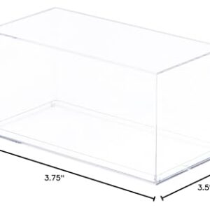 Pioneer Plastics 083C Clear Plastic Display Case for 1:32 Scale Cars, 8" W x 3.75" D x 3.5" H (Mailer Box)