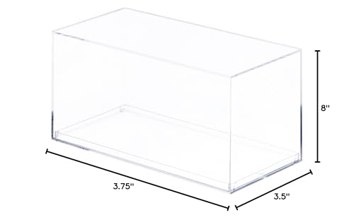 Pioneer Plastics 083C Clear Plastic Display Case for 1:32 Scale Cars, 8" W x 3.75" D x 3.5" H (Mailer Box)