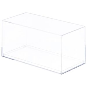 pioneer plastics 083c clear plastic display case for 1:32 scale cars, 8" w x 3.75" d x 3.5" h (mailer box)