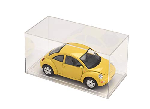 Pioneer Plastics 083C Clear Plastic Display Case for 1:32 Scale Cars, 8" W x 3.75" D x 3.5" H (Mailer Box)