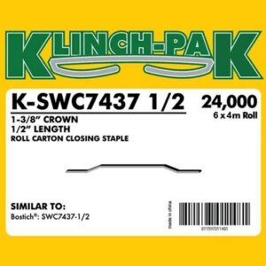 k-swc7437-1/2 (4m), swc7437 roll staple (4,000 staples per roll) (6 rolls per case) - axxis-k-swc7437-1/2 (4m)