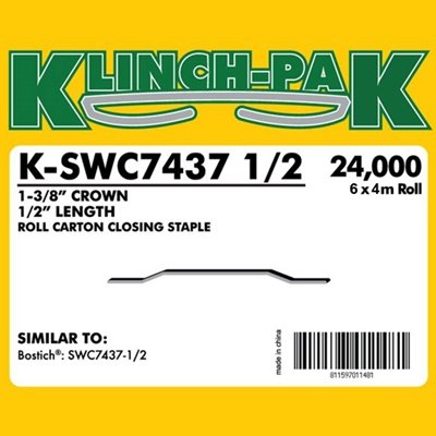 K-SWC7437-1/2 (4M), SWC7437 Roll Staple (4,000 Staples Per Roll) (6 Rolls Per Case) - AXXIS-K-SWC7437-1/2 (4M)