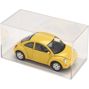 Pioneer Plastics 083C Clear Plastic Display Case for 1:32 Scale Cars, 8" W x 3.75" D x 3.5" H (Mailer Box)