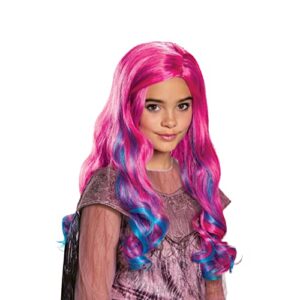 disguise audrey descendants 3 girls polypropylene, wig standard, pink