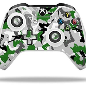 WraptorSkinz Decal Vinyl Skin Wrap compatible with XBOX One S/X Controller - Sexy Girl Silhouette Camo Green (CONTROLLER NOT INCLUDED)