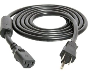 hydrofarm bacd12 ph/de/xt 8', 120v, power cord w/ferrite ring 14 awg (30