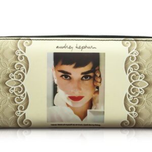 Mr Handbag Audrey Hepburn Signature Cinema Icon Rare Money ID Holder Clutch Wallet Purse Bag