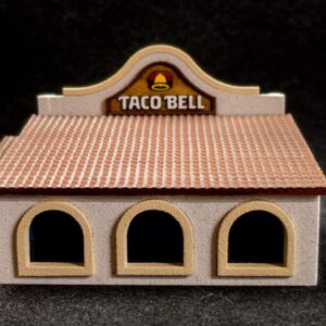 GameCraft Miniatures 28mm Taco Restaurant (MDF) - 28MMDF163