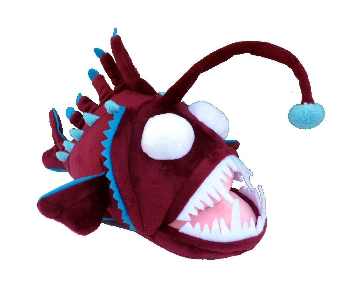 Adore 12" Alvin The Anglerfish Plush Stuffed Animal Toy