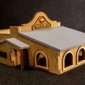 GameCraft Miniatures 28mm Taco Restaurant (MDF) - 28MMDF163