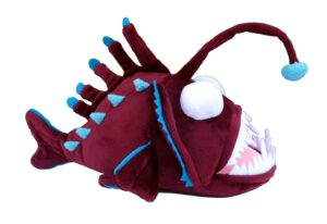 adore 12" alvin the anglerfish plush stuffed animal toy