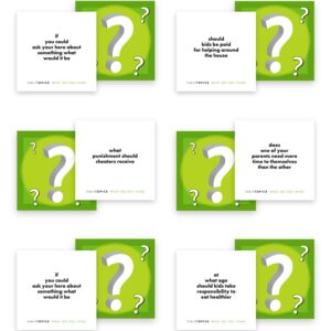 TableTopics What Do You Think To Go - 40 Conversation Cards for Kids, Fun Game for Quality Family Time Sharing Ideas, Delightful Stocking Stuffer