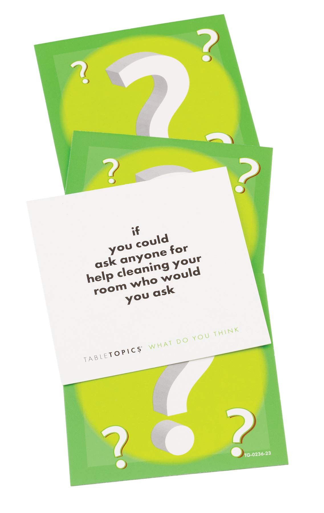 TableTopics What Do You Think To Go - 40 Conversation Cards for Kids, Fun Game for Quality Family Time Sharing Ideas, Delightful Stocking Stuffer