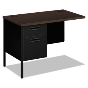 hon p3236lmop metro classic series workstation return, left, 42w x 24d, mocha/black