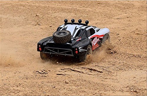 RC Car, Electric Remote Control Model Racing Car 1/18 Scale Off Road 2.4 Ghz Radio, Flexible 4WD High Speed Rc Truck, Best RC Trucks For Beginners, White