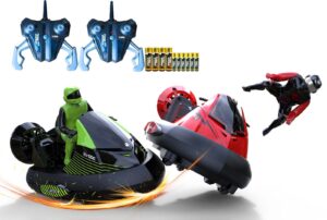 think gizmos bump 'n eject bumper cars – multiplayer - 2 x 2.4ghz remote control toy cars and remotes for boys & girls aged 6 7 8 9 10 and up