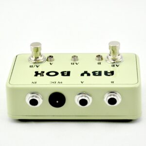 new guitar aby switcher effect stomp pedal box for electric guitar true bypass yellow