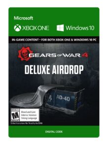 gears of war 4: deluxe airdrop - xbox one / windows 10 digital code