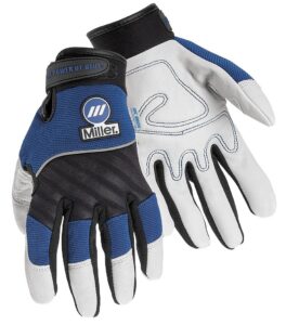 miller genuine arc armor metalworker gloves - 1 pair - large 251067 by miller electric