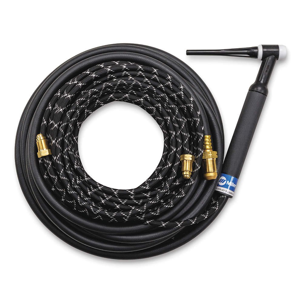 TIG Torch Kit, W-350, 25 ft., Braided