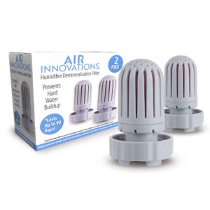 air innovations humidif humidifier demineralization filters-plastic-set of 2, silver