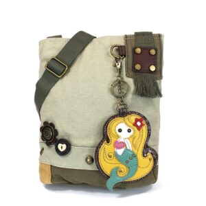 chala patch crossbody bag - mermaid - sand