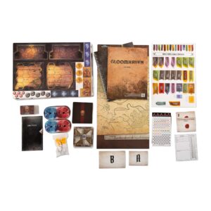 cephalofair games: gloomhaven, award-winning strategy board game, for 1 to 4 players, 60 to 120 minute play time, for ages 14 and up