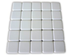 25 blank white dice 16mm - great for designing your own game