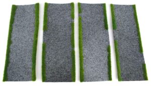 war world gaming road straight sections set of 4 – 28mm wargaming scenery terrain model diorama