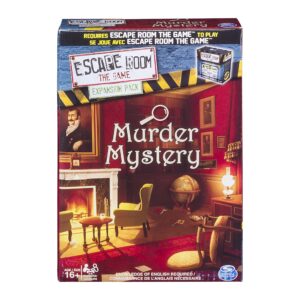 spin master games - escape room expansion pack - murder mystery