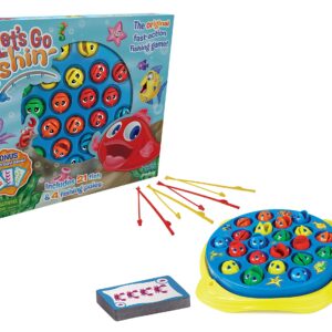 Pressman 58 Let's Go Fishin' Combo Game, Includes Go Fish Card Game