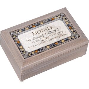 cottage garden mother beauty grace and love brushed pewter jewelry music box plays you light up my life