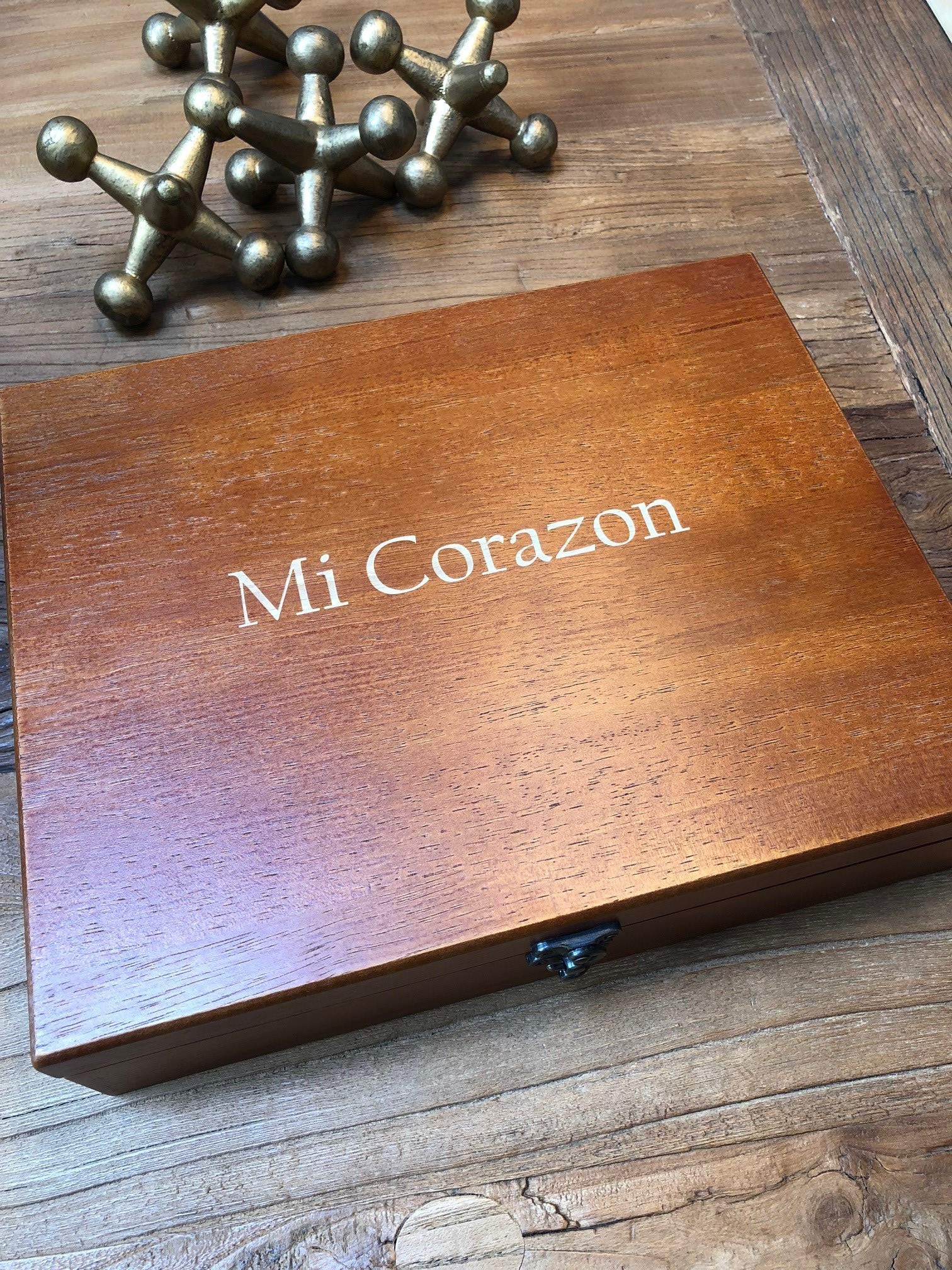 WE Games Custom Engraved Wooden Shut The Box Game with Lid