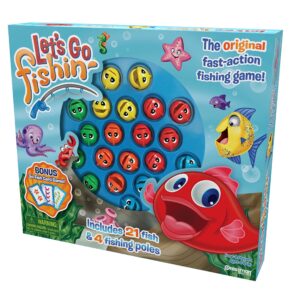 Pressman 58 Let's Go Fishin' Combo Game, Includes Go Fish Card Game